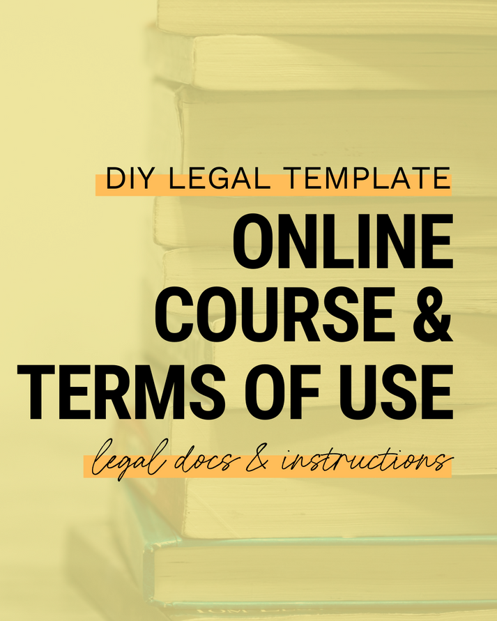 Online Course Terms of Use/TOU Template – Creative Contracts